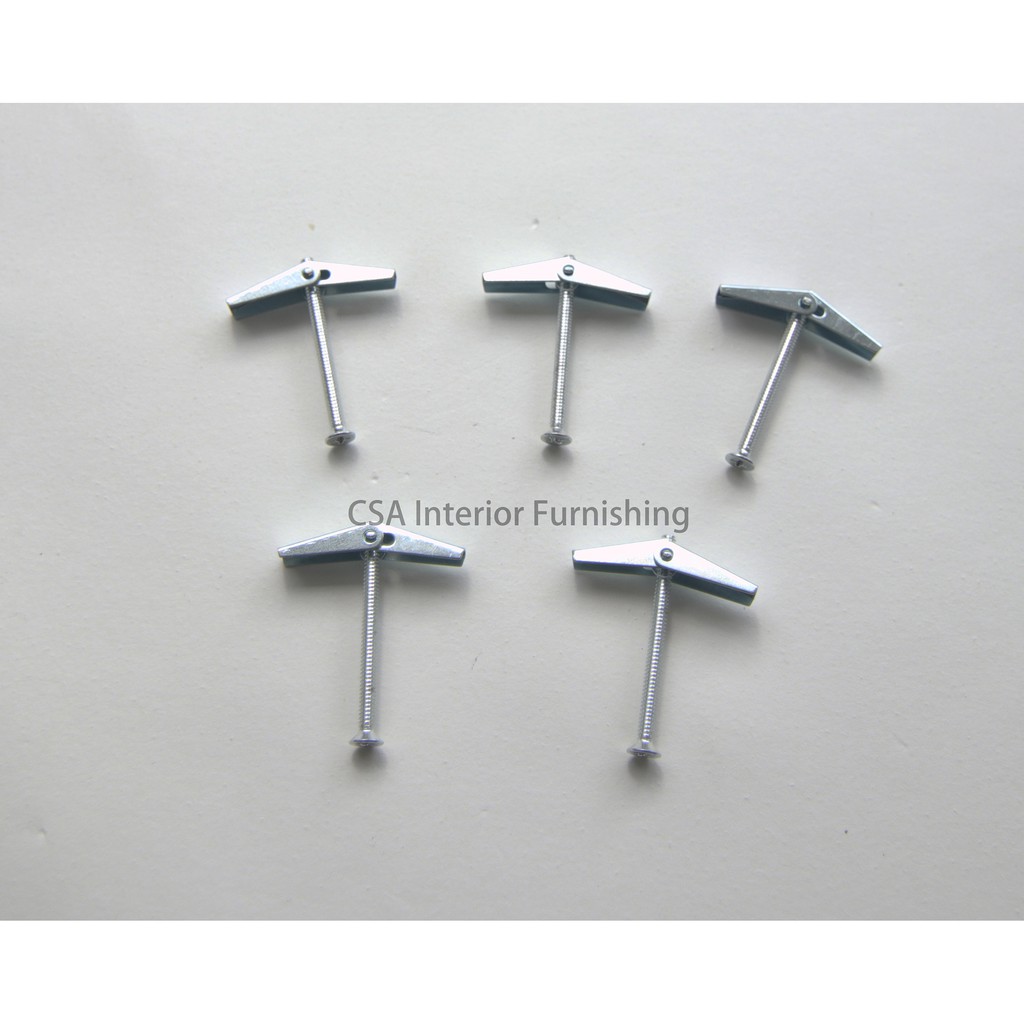 Spring Toggle Wall Plug For Plaster Ceiling / Partition | Shopee Malaysia