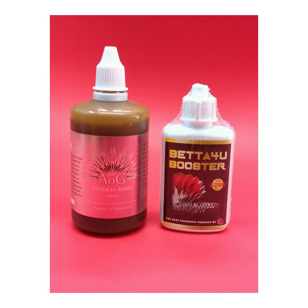 Set Groom Ikan Laga Betta AOG Betta Booster sihat dan kuat Grooming ...