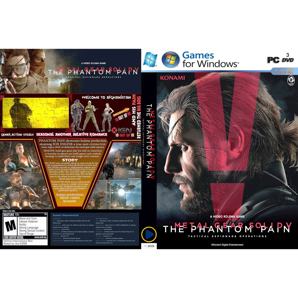 METAL GEAR SOLID V: THE PHANTOM PAIN PC GAME [Offline INSTALLATION ...