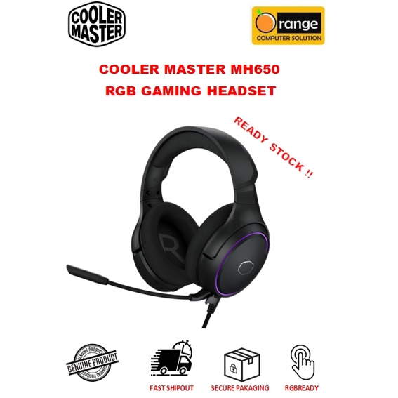 COOLER MASTER MH650 RGB GAMING HEADSET MH-650 | Shopee Malaysia