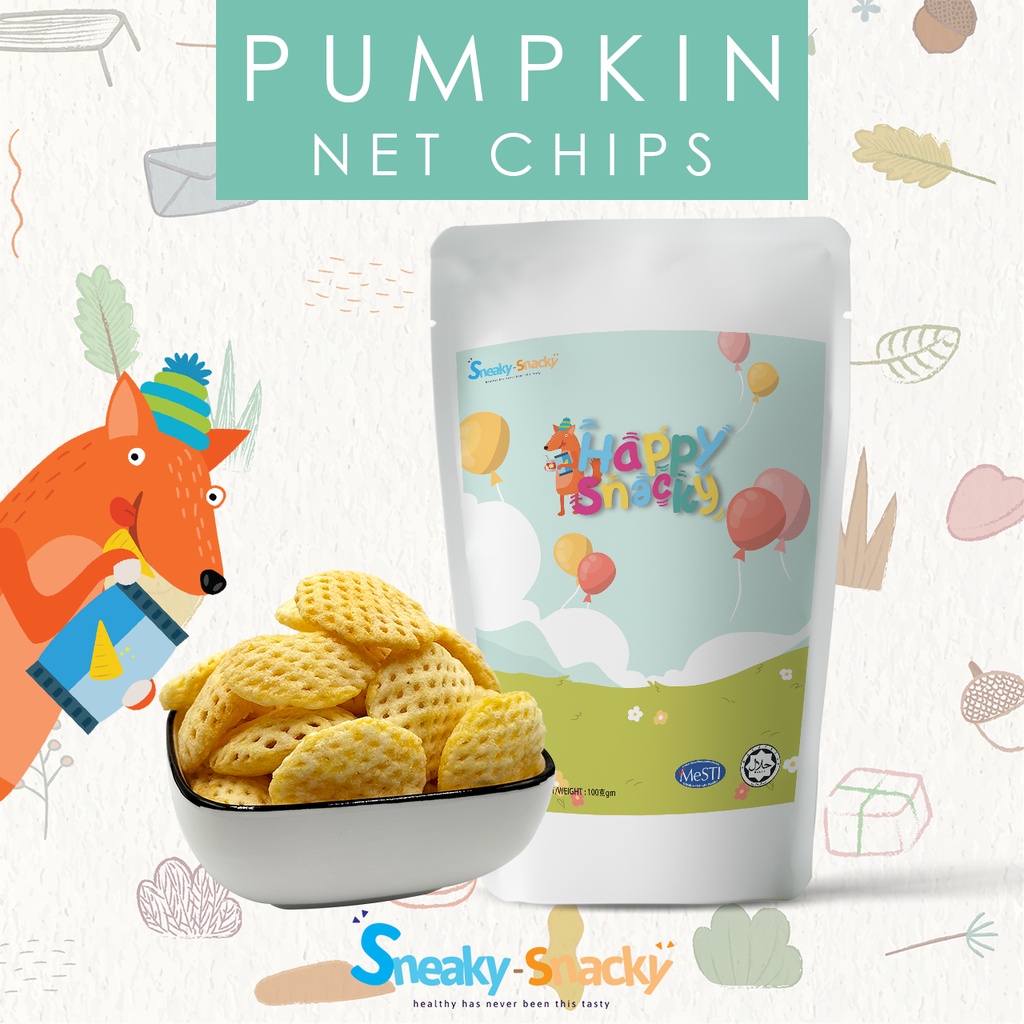 Sneaky Snacky Pumpkin Net Chip (100g) | Shopee Malaysia