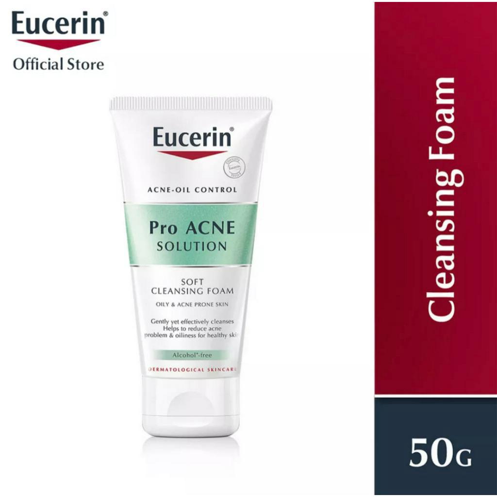 Eucerin ProACNE Solution Cleansing Foam 50/150g | Face Wash | Cleanser ...