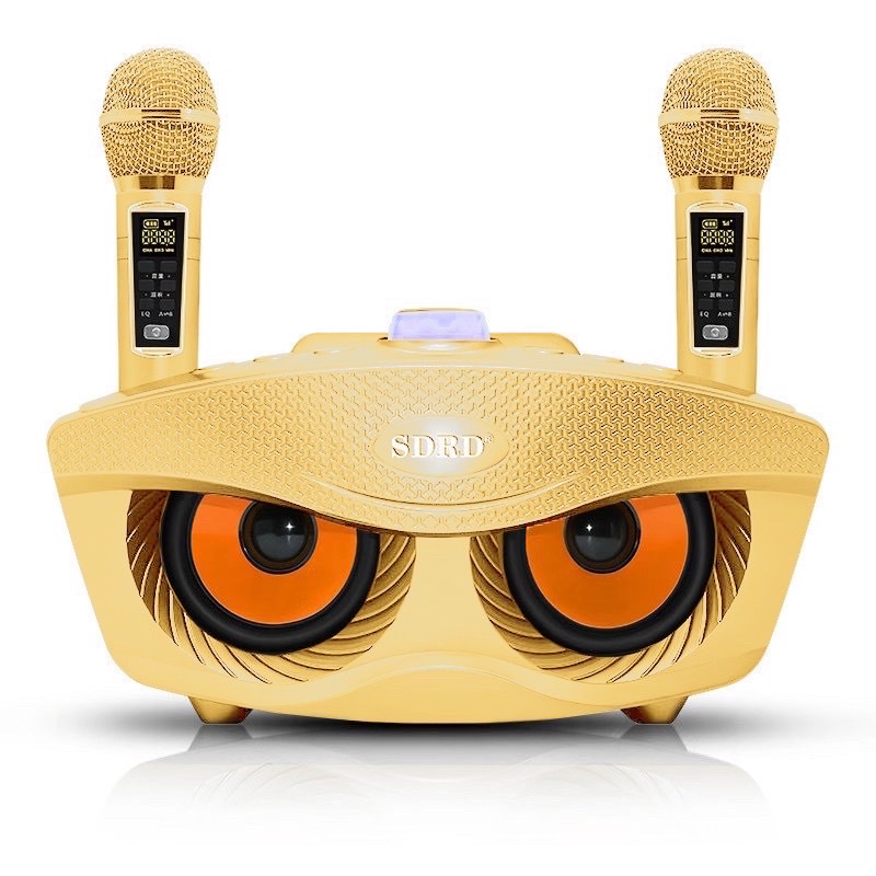 SDRD SD-306 SD306 Plus YS 203 Dual Wireless Microphone Portable Bluetooth Speaker Mobile Karaoke ...