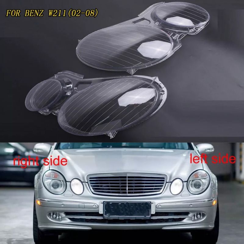 MERCEDES W211 2002-2008 HEAD LAMP COVER HEAD LIGHT LENS | Shopee Malaysia