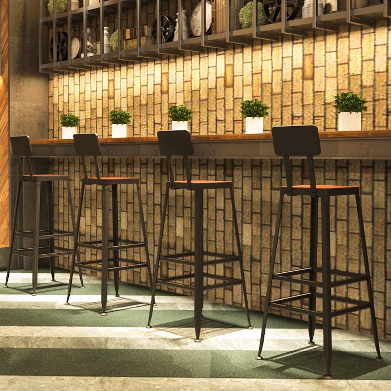 Stools Kaunter Bar Tinggi Bangku Tempa Besi Rumah Belakang Tengku Bar ...