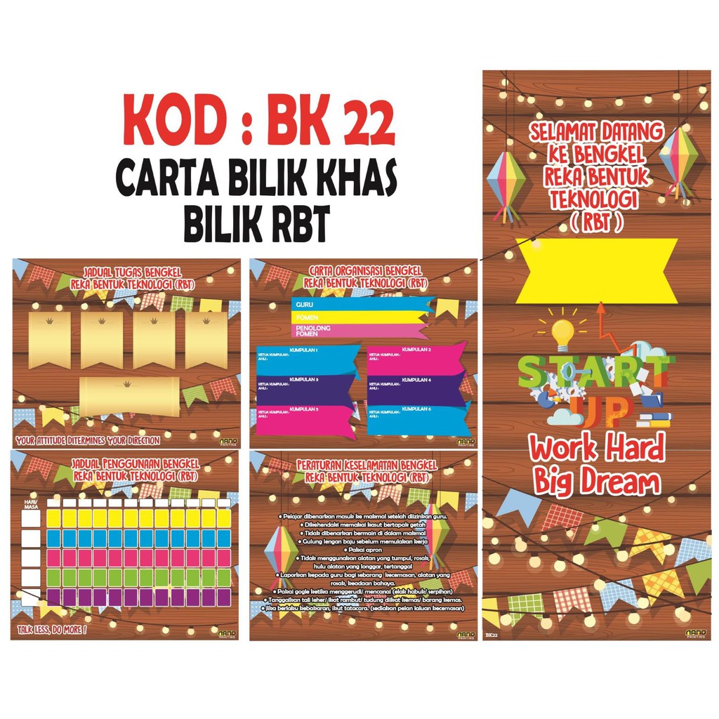Poster Bilik RBT Ceria BK22 | Shopee Malaysia