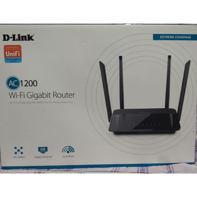 D-link AC1200 Gigabit Router | Shopee Malaysia