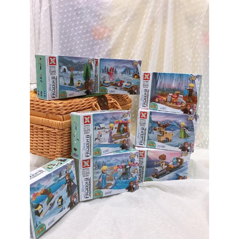 [Kids Corner] - 8 in 1 Disney Frozen II Building Blocks Toy ...