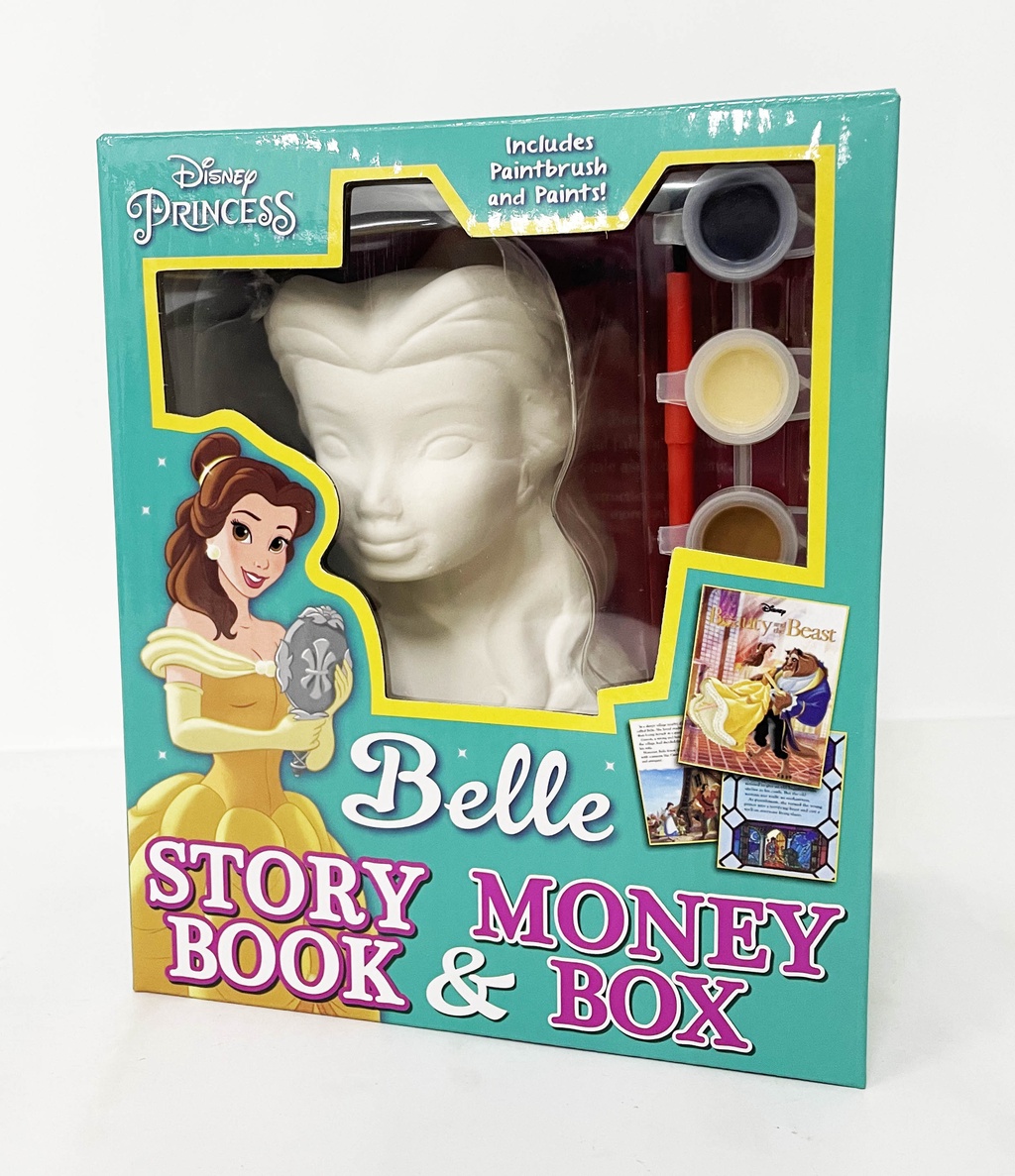 Disney Princess Paint Your Own Money Box For Kids With Story Book ...