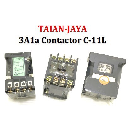 TAIAN-JAYA C-11L 240v/50Hz 3A1a Ac Magnetic Contactor | Shopee Malaysia
