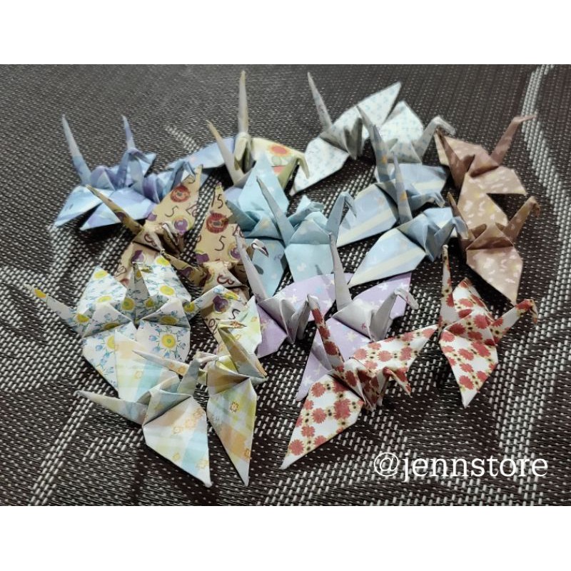 已折千羽鹤 Folded Paper Crane - Origami (Set B) | Shopee Malaysia