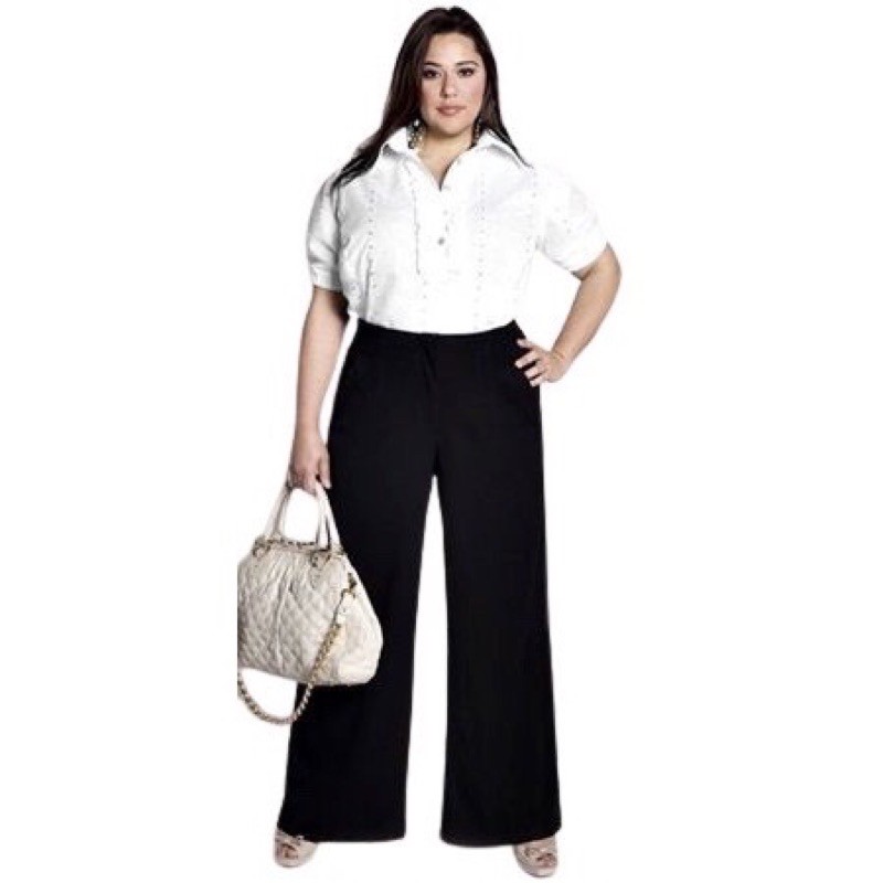 SELUAR PALAZO PALAZZO PLUS SIZE JENIS SLACK LICIN SESUAI UNTUK FORMAL ...