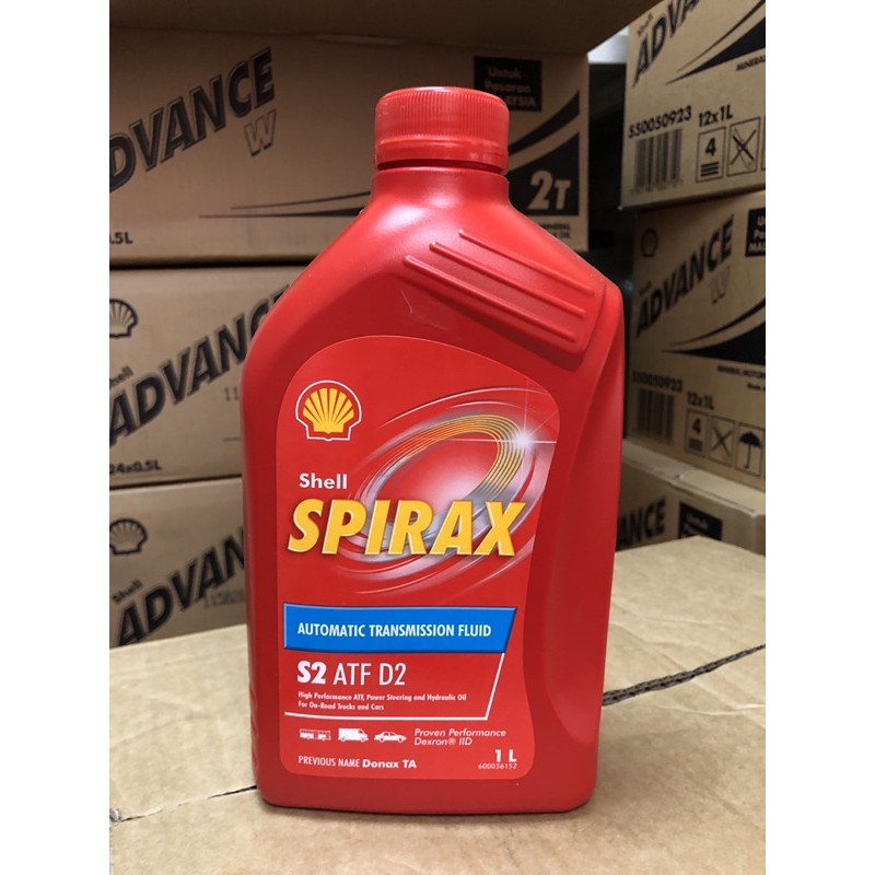 SHELL SPIRAX S2 ATF D2 1 LITRE 100% ORIGINAL | Shopee Malaysia