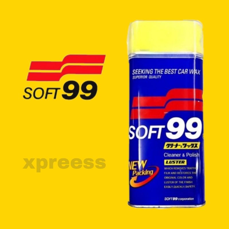 SOFT 99 LUSTET CLEANER & WAX POLISH 100% ORIGINAL JAPAN 【 READY STOCK ...