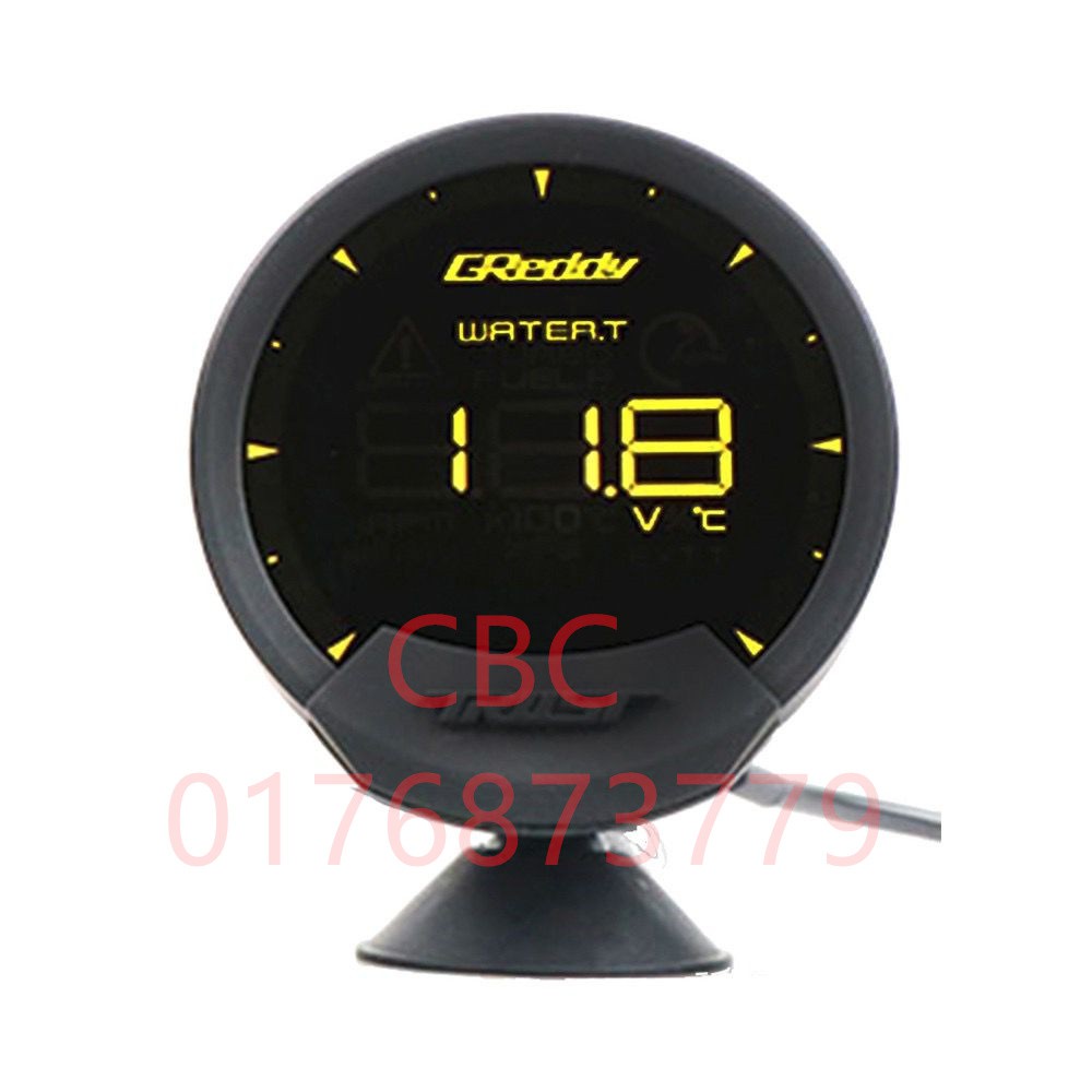 GReddy Sirius LCD Racing Controller / Sensor / Gauge / Meter with 7 ...