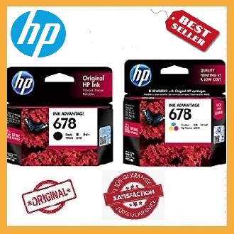 [ORIGINAL] HP 678 BLACK/TRI-COLOR INK ADVANTAGE CARTRIDGE | Shopee Malaysia
