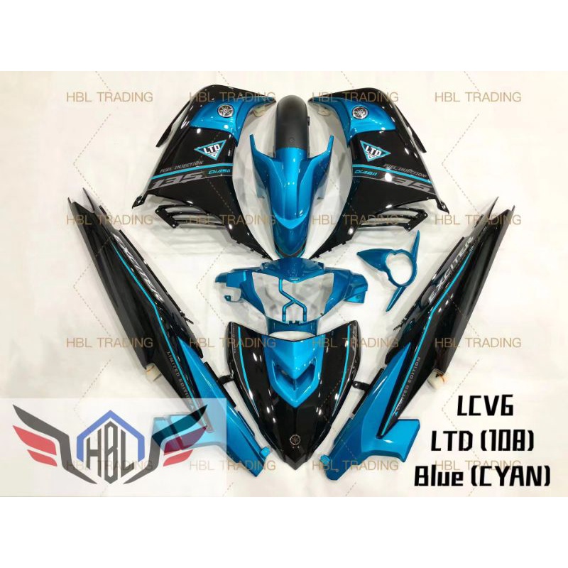 BODY COVER SET LTD (108) LC135 V2 V3 V4 V5 V6 V7 YAMAHA HBL RACING ...