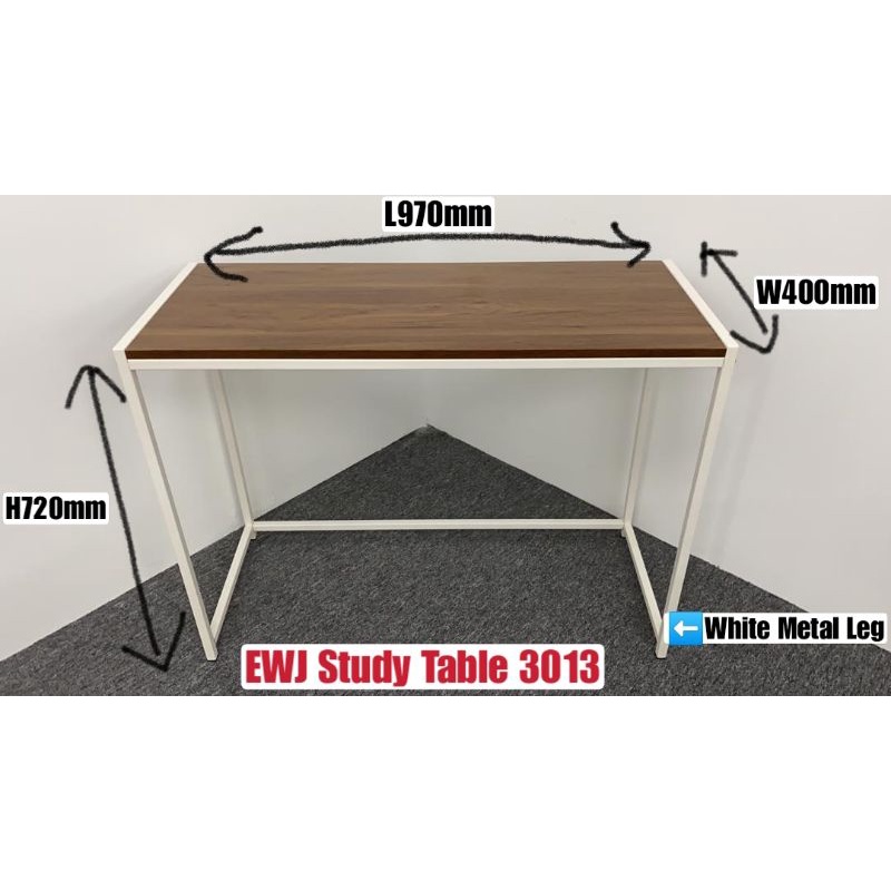 EWJ 3ft & 4ft OXV Leg Console Table With Drawer /3 &4kaki Meja Tulis ...