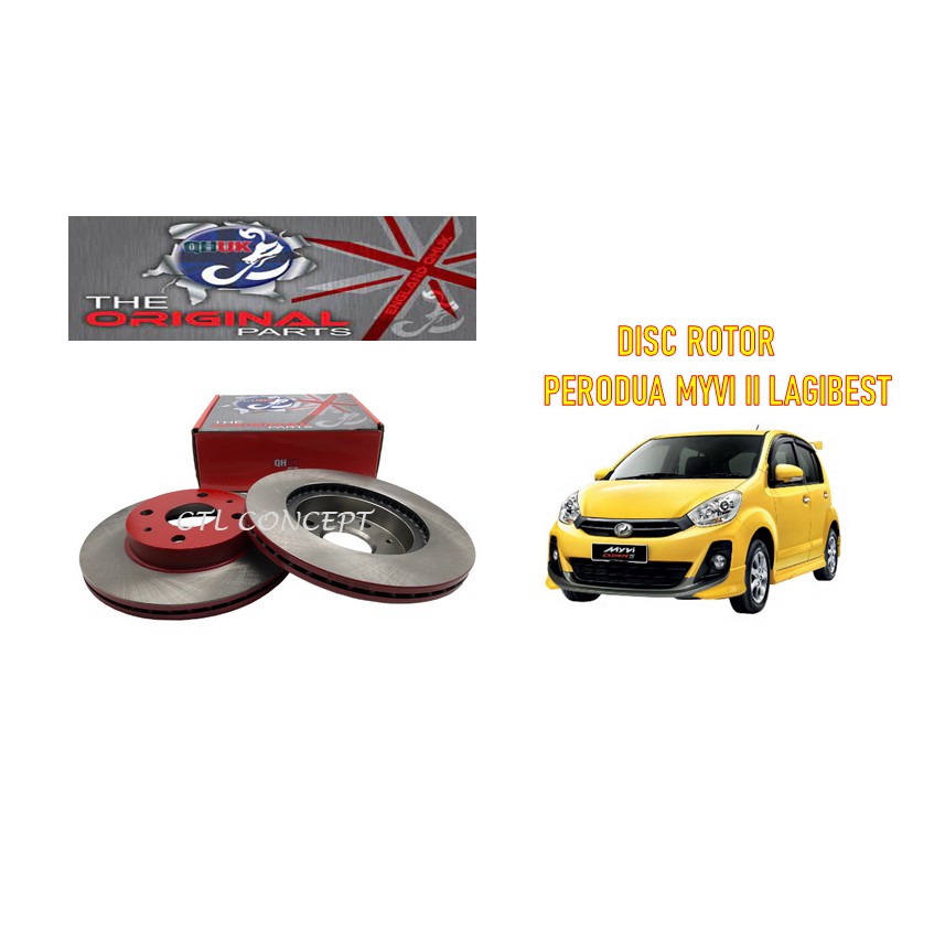 DISC ROTOR PERODUA MYVI LAGI BEST/ AXIA / BEZZA ( QHUK ) | Shopee Malaysia