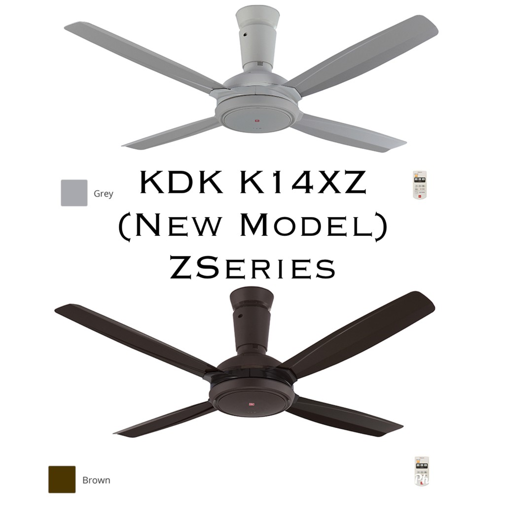 KDK K14XZ (New Model) 56" REMOTE CONTROL CEILING FAN Zseries | Shopee ...