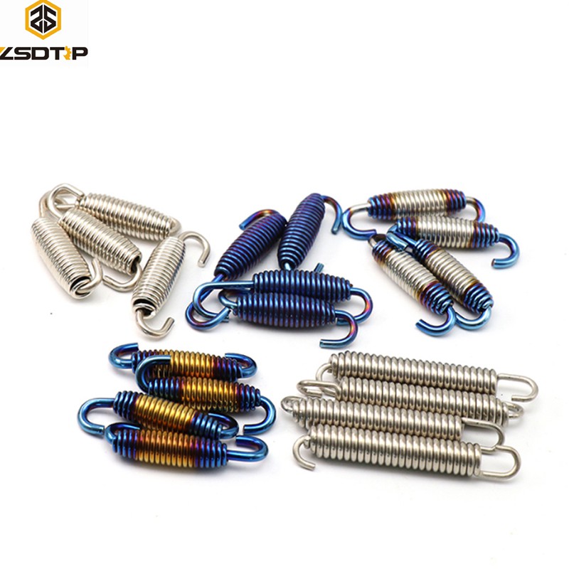 ZSDTRP 3Pcs Motorcycle Exhaust Middle Pipes Springs Ties Connector ...