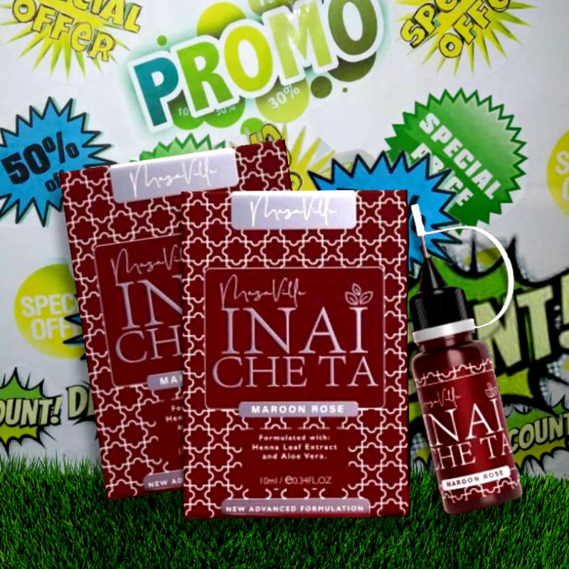 🔥AUTHENTIC💯 INAI CHE TA Inai Kuku CheTa 100% Original RCW | Shopee Malaysia