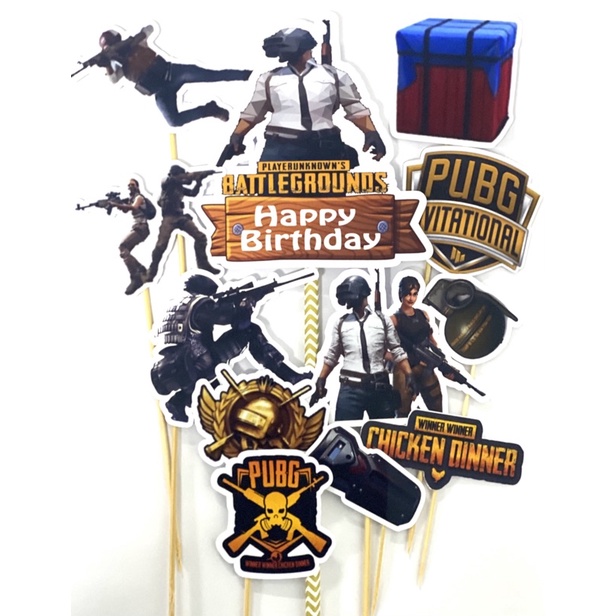 PUBG Topper Cake per set | Shopee Malaysia