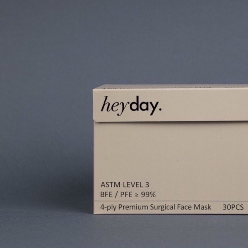 [Ready Stock] Heyday 4ply Premium Surgical Face Mask -Astm Level 3 ...