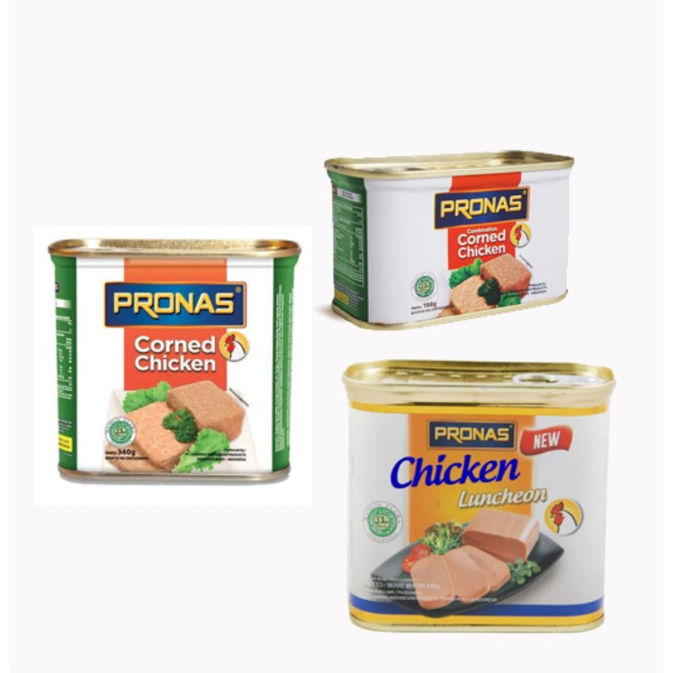 Pronas Corned Chicken - 198/340gr - Luncheon Chicken Meat - 340gr ...