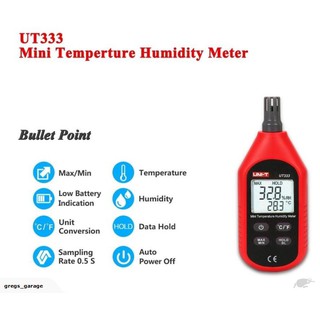 UNI-T UT333 / UT333S -Temperature and Humidity Meter Humidity ( -10°C ...