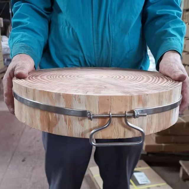 Seluruh kayu menebal pain pencincang papan pemotong papan kayu pepejal ...