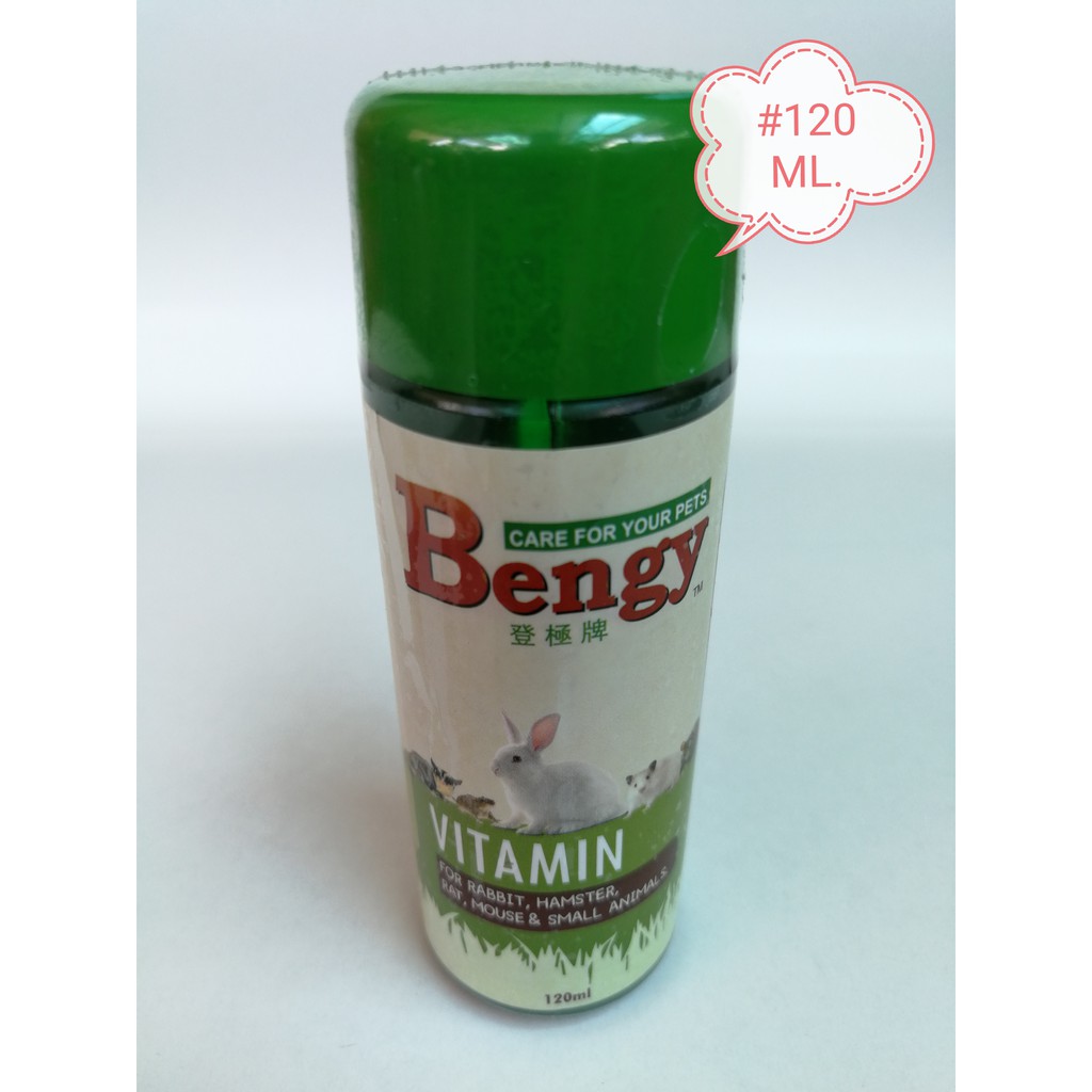 Bengy Vitamin for Rabbit, Hamster, Rodent and Mouse 120ml | Shopee Malaysia