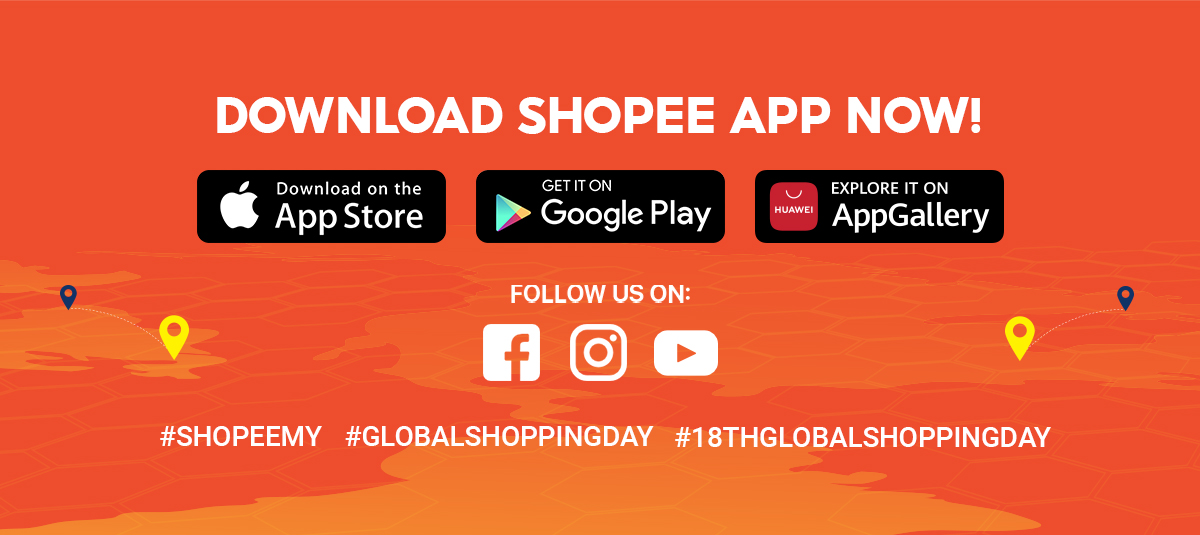 Global Shopping Day 2025 | Free Shipping No. Min Spend | Shopee Malaysia