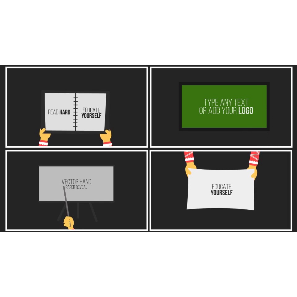 Hand Explainer Kit | Mockup Device for After Effect /Videohive /EnvatoElement/Stinger/Transition ...