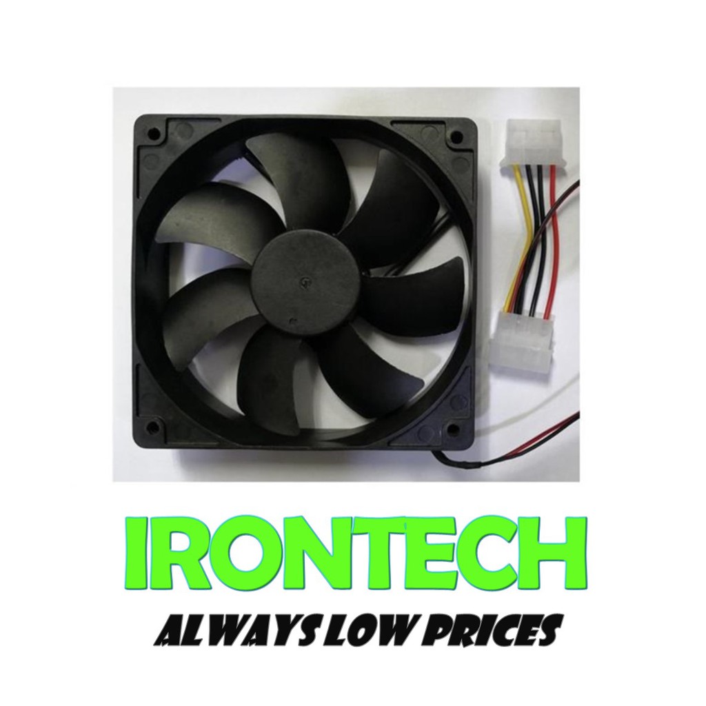 4 pin Molex 12V DC 120mm x 120mm Cooler Fan 12cmx 12cm Cooling fan CPU ...