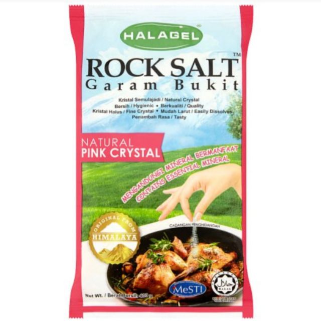 Garam Bukit Halagel/Rock Salt (Natural Pink Crystal) | Shopee Malaysia