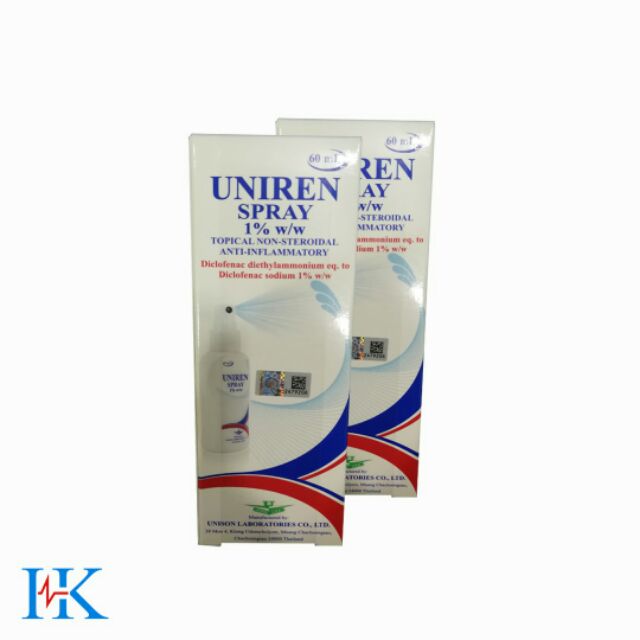 UNIREN SPRAY Relief inflammation & pain 60ml | Shopee Malaysia