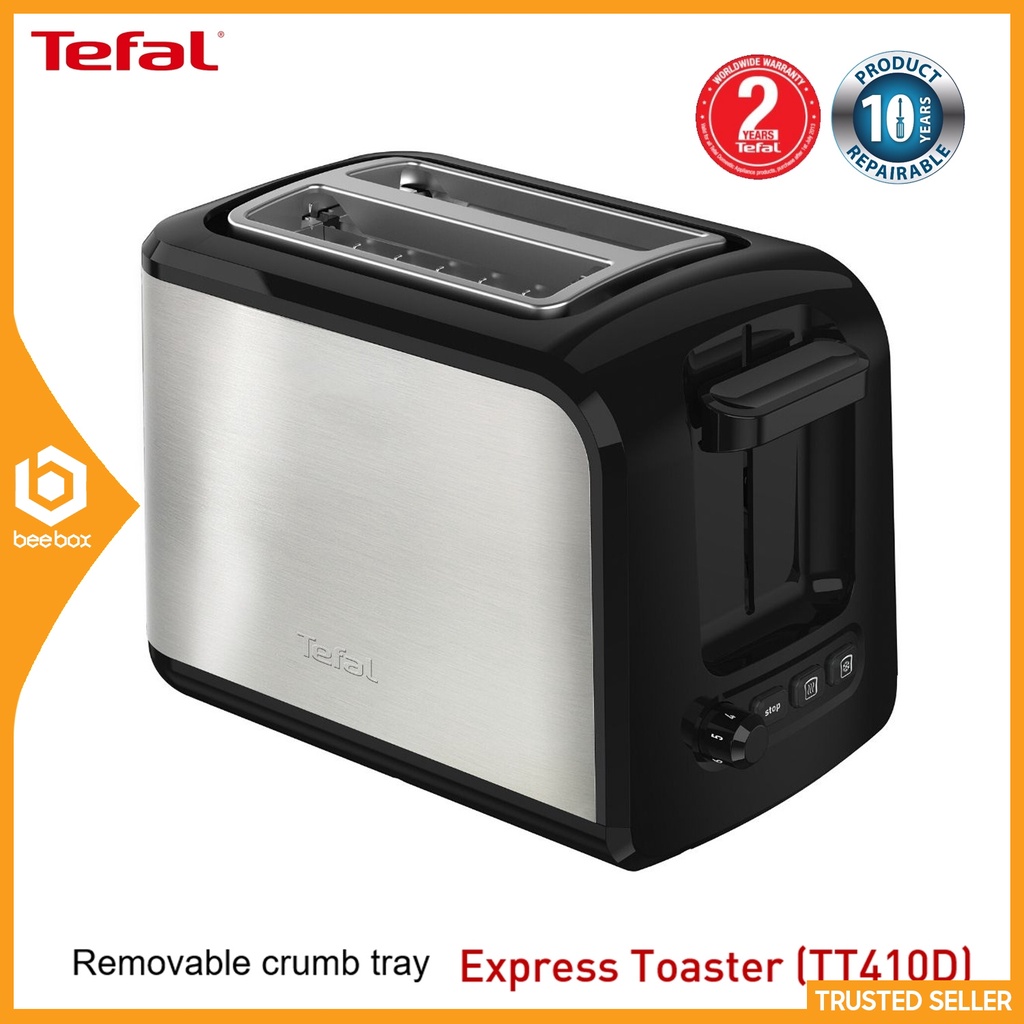 Tefal 2-Slice Toaster Express TT410D TT410 TT410D65 | Shopee Malaysia