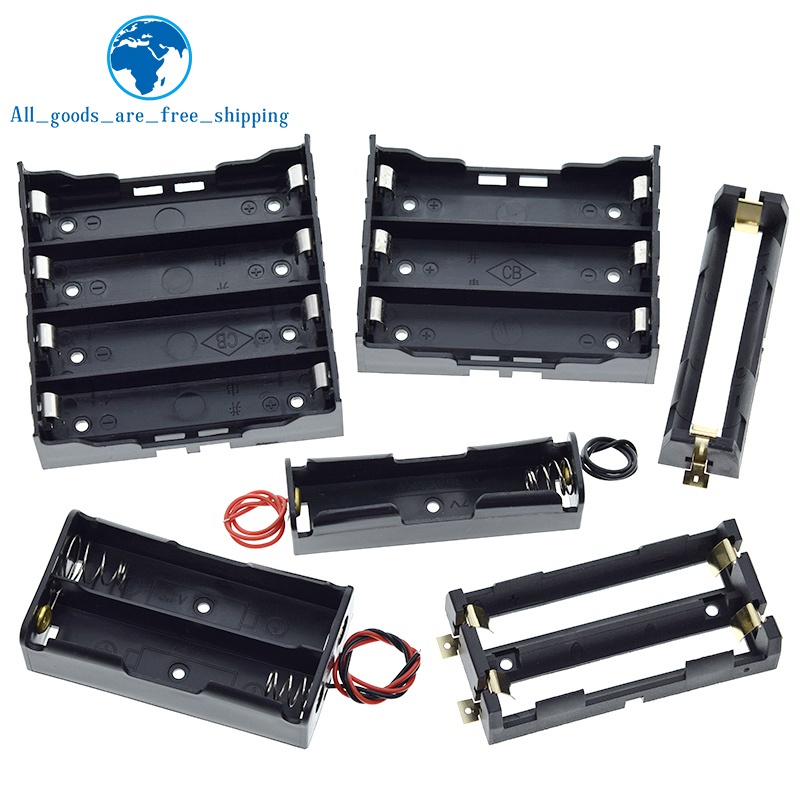 1X 2X 3X 4X 18650 Battery Holder Storage Box Case 1 2 3 4 Slot Battery ...