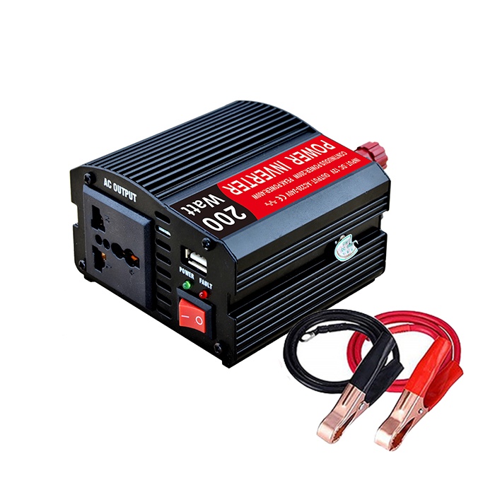 Collab 150W / 200W USB 3 PIN PLUG PORT 12V to 220V Car Inverter Solar ...