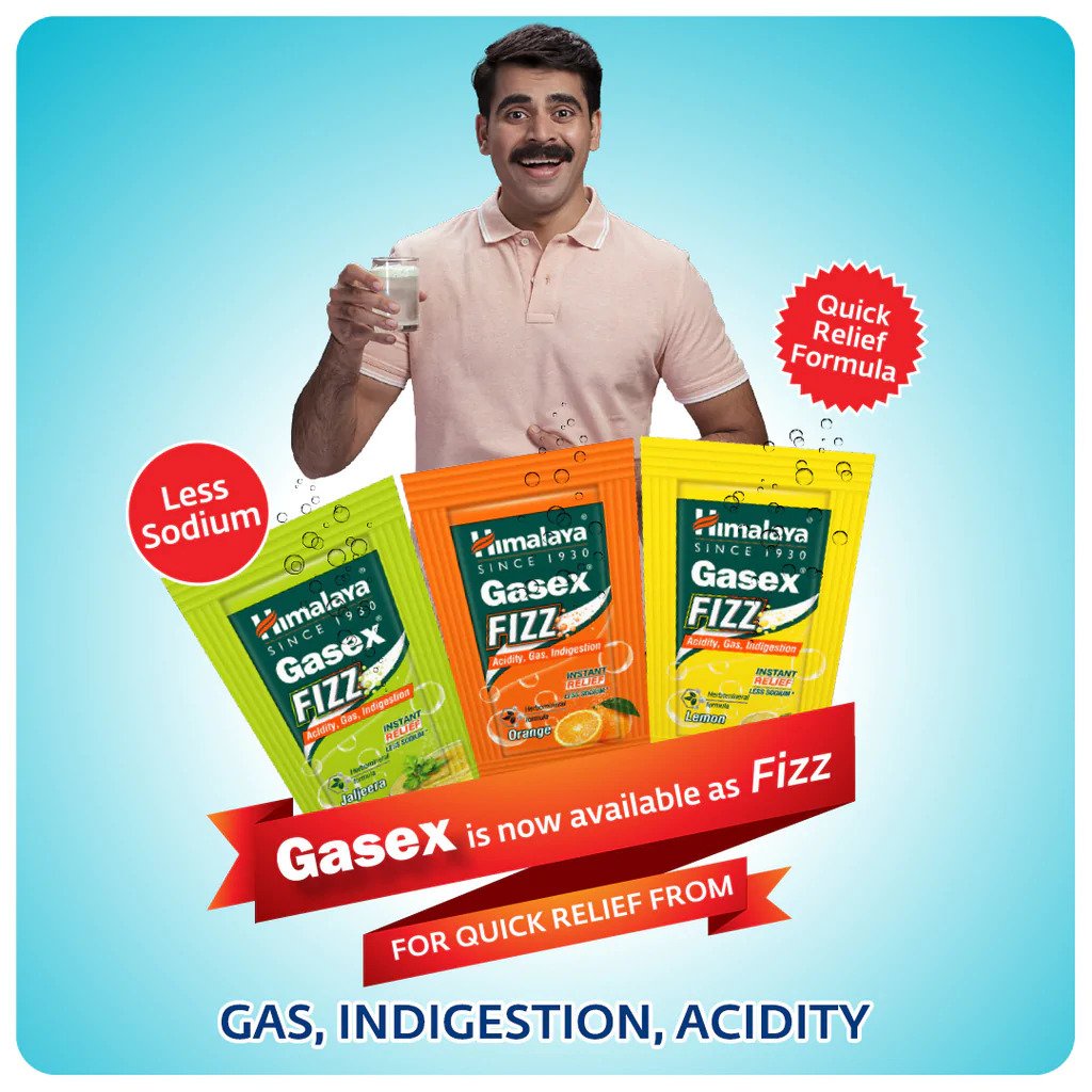 (Expiry: 1/2025) HIMALAYA Gasex Fizz 5g (Acidity, Gas, Indigestion ...