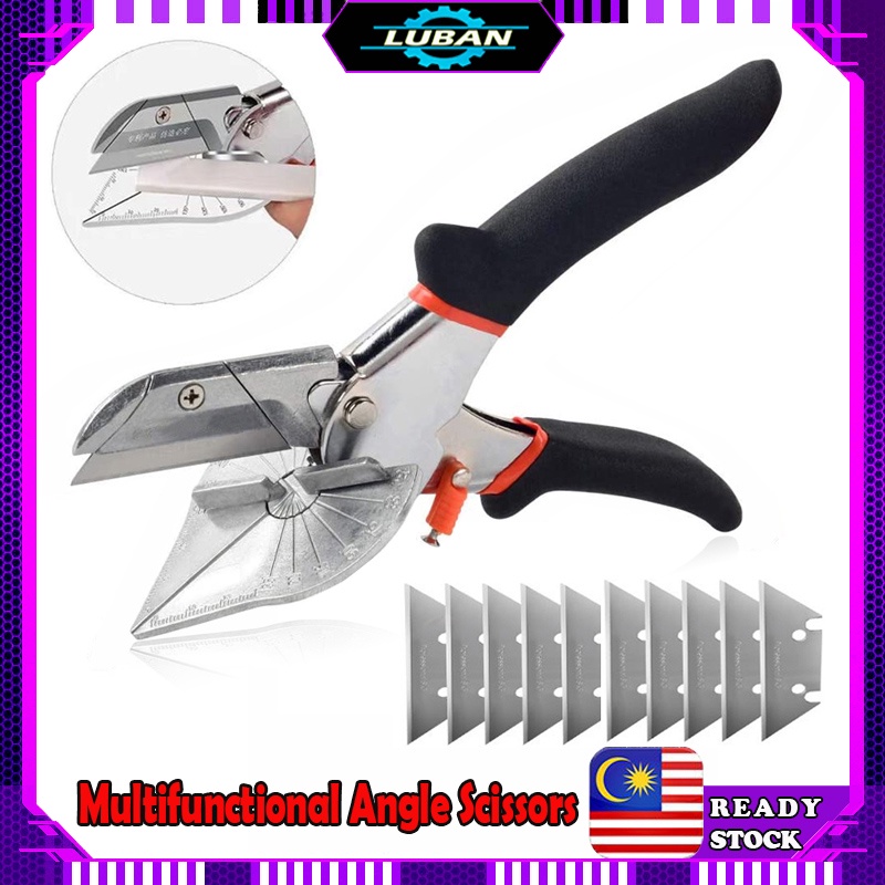 45-135 Degree Multi Angle Mitre Siding Wire Duct Cutter PVC PE Plastic ...