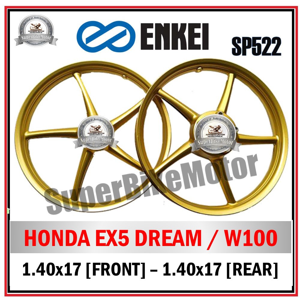 HONDA EX5 DREAM / W100 - ENKEI SP522 Sport Rim (With Bearing and Bush ...
