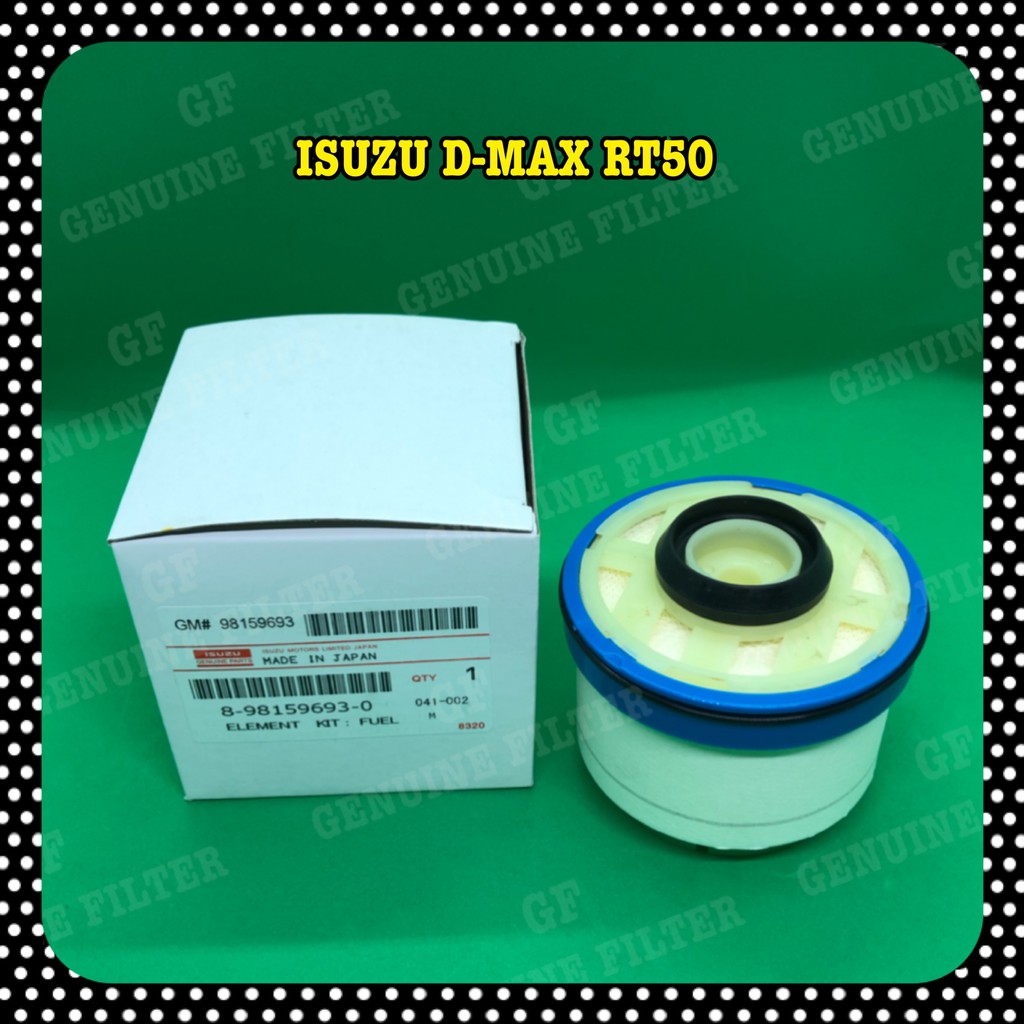 ISUZU D-MAX RT50 2.5CC 3.0CC RT85 1.9 2013-2019 FUEL FILTER DIESEL ...