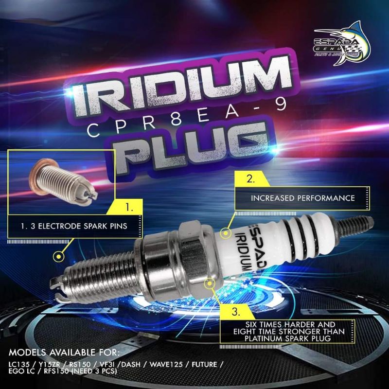 SYM VF3I 185/BENELLI RFS 150i/150S/R18I/Y15ZR/LC135 ESPADA IRIDIUM ...