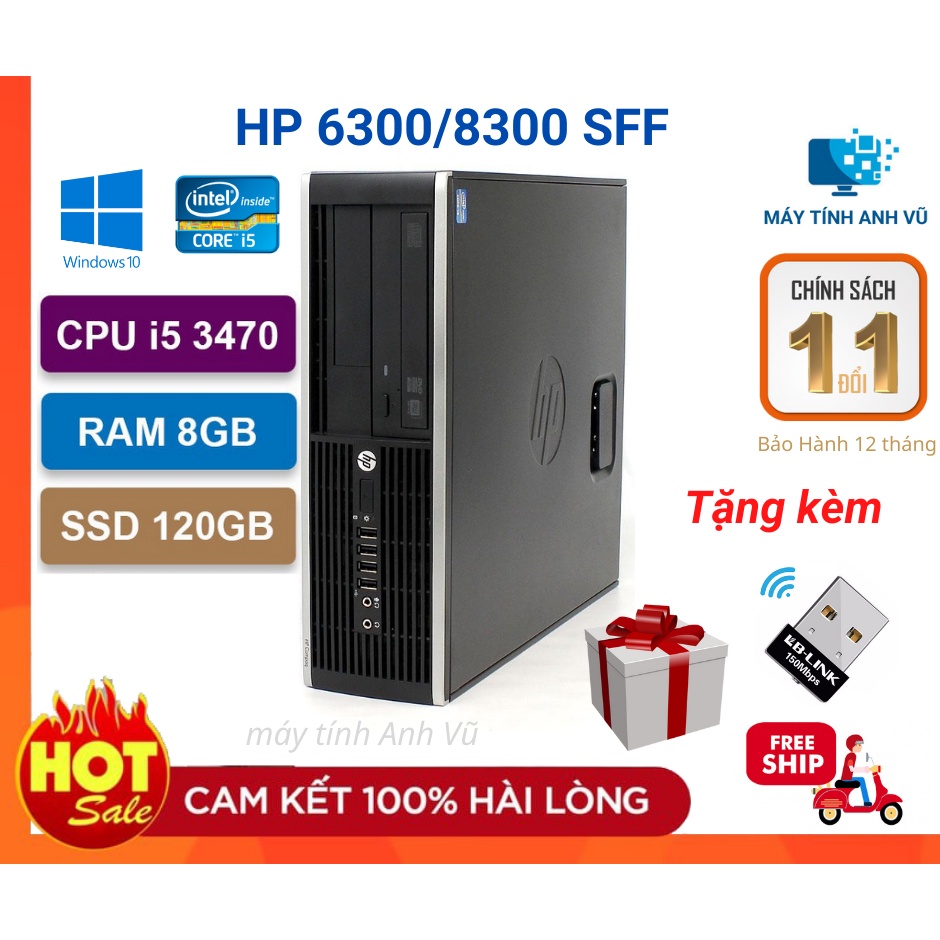 Hp Pro 6300/8300 Office Computer Case (I5 3470/8G/SSD120G) | Shopee ...