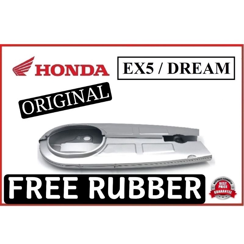 HONDA EX5/EX5 DREAM 100%ORIGINAL FREE RUBBERCHAIN CASE PETI RANTAI CHAIN COVER TUDUNG PROTECTOR ...