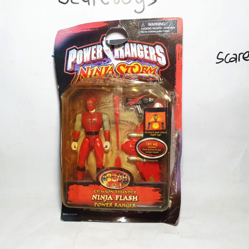 Power Rangers ninja storm red wind flash ranger Sentai Hurricaneger ...