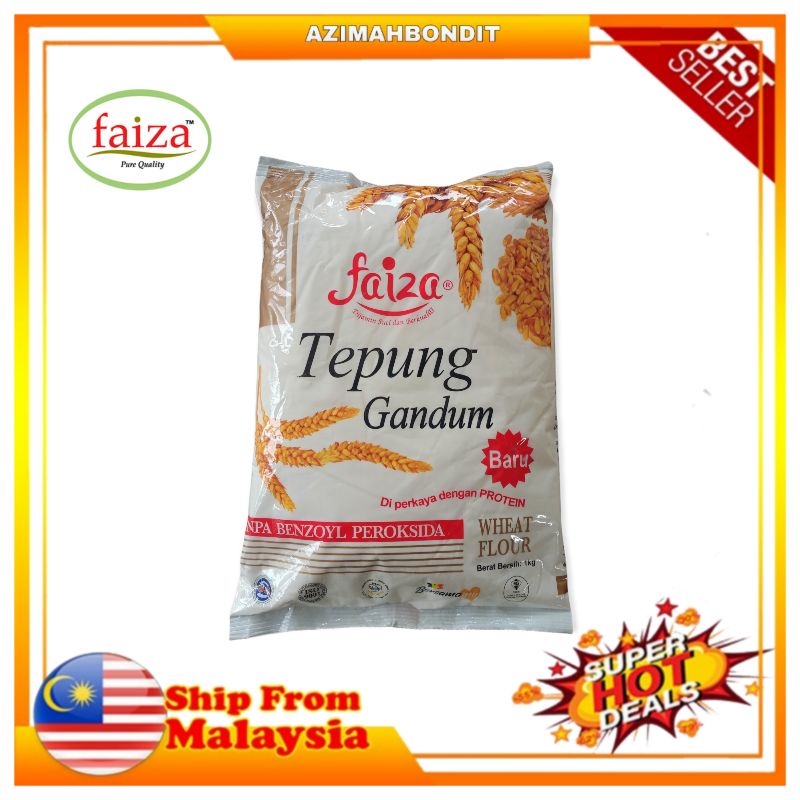 TEPUNG GANDUM FAIZA 1 KG | Shopee Malaysia