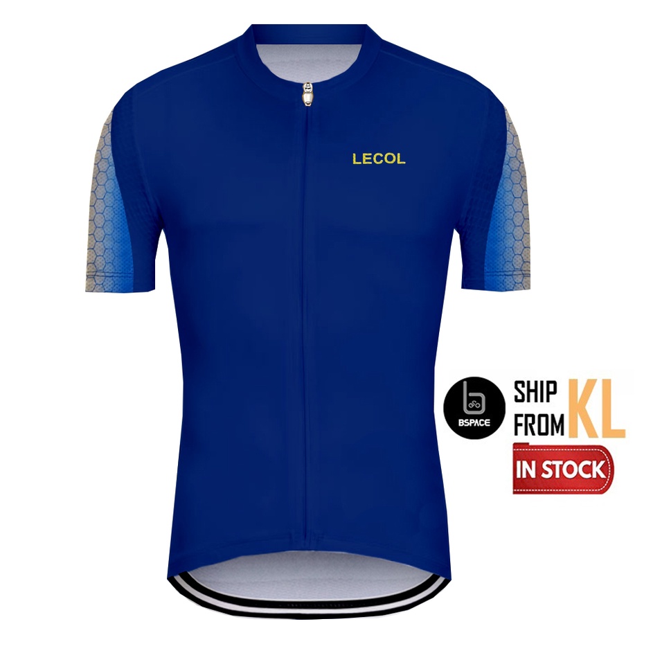 BSpace Cycling Jersey LCBlue Cycling Short Sleeve MTB Road Bike Jersey ...